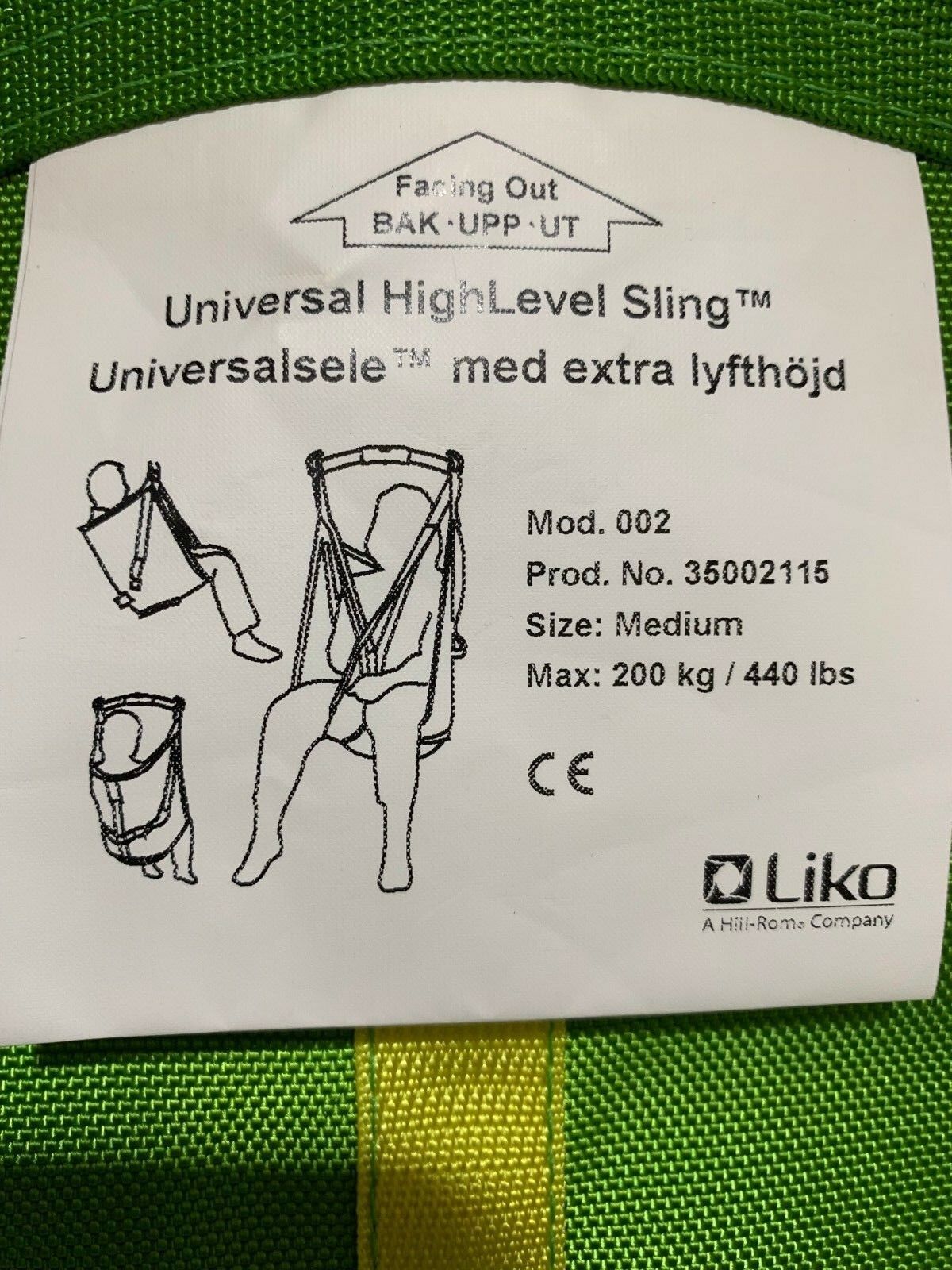 Liko Universal Highlevel Sling (Medium)